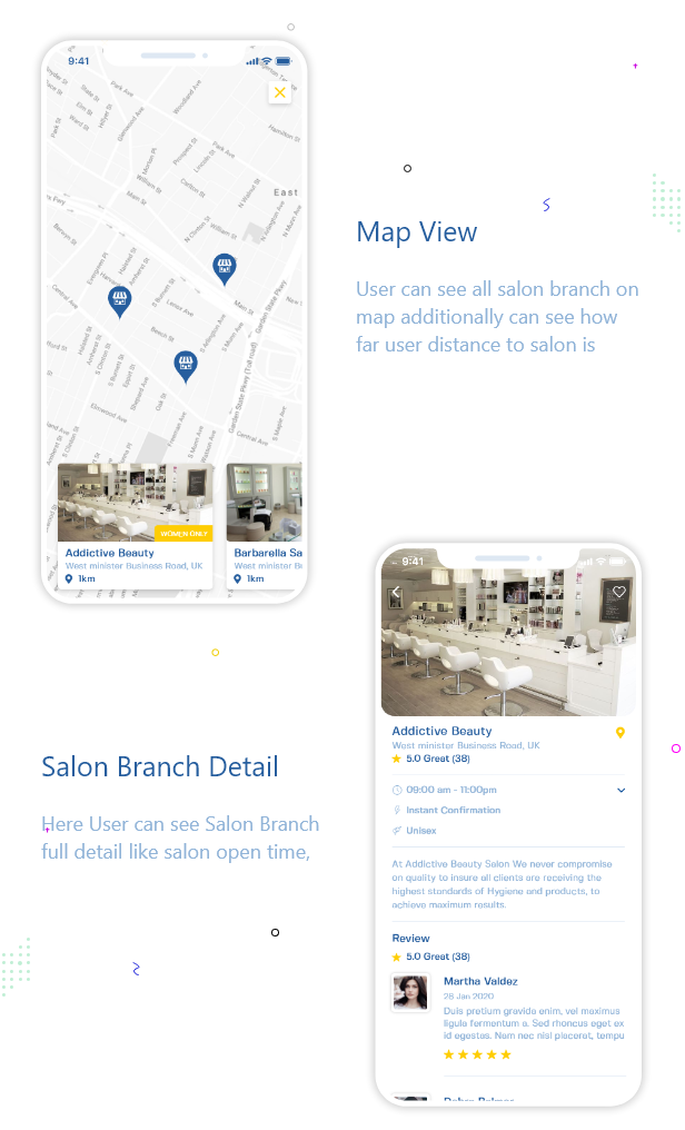 Salon & Spa Appointment Booking App For Android - iOS App with admin panel - Beauty Belle by ...